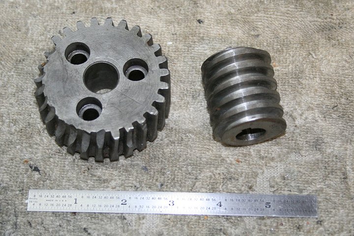 WTB: Turret mill head rotation gear and worm